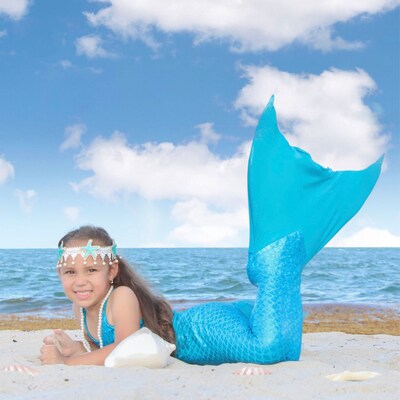 Swimmable Mermaid Tail & Top With Sun Tails Keiki Mermaid Mono - Etsy