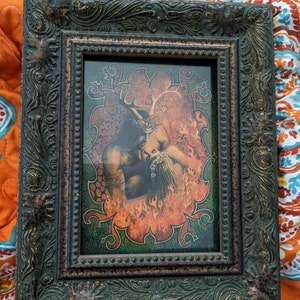 Satyr 8x10 Fine Art Print Pagan God Greek Mythology Goddess Art - Etsy