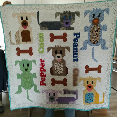 Astral Vision-panel Quilt Pattern Bound to Be Quilting - Etsy