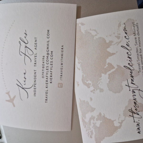 World Map Business Card Template, Watercolor Map Business Cards Instant ...