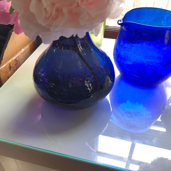 5 Pounds Blenko Glass Cullet Chunks in Turquoise. Nice MCM Color ...