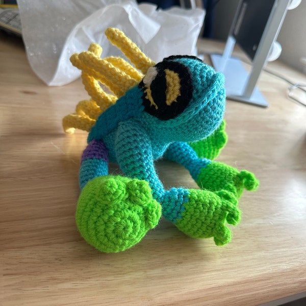 Crochet World of Warcraft Inspired Murloc Amigurumi - Etsy