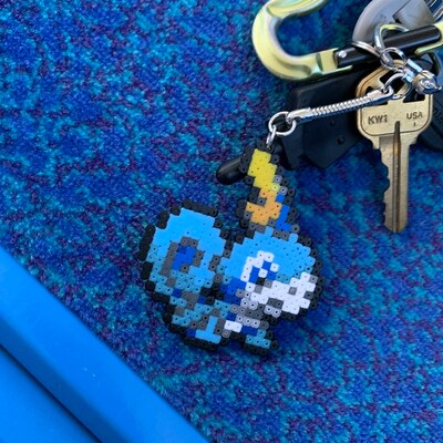 Pichu, Pikachu, Raichu and Alolan Raichu Pokemon Keychains, Pins ...