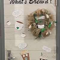 Starbooks Coffee Shop Reading Bulletin Board Classroom/door Decor for ...