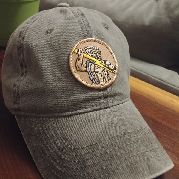 Zeus Patch (646) 2 Inch Diameter Embroidered Patch - Etsy