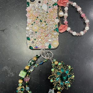 Handmade Blinged Out Glass Rhinestones Cell Phone Case Bling Bling - Etsy