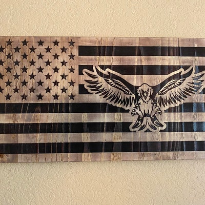 Eagle Flag .svg .dxf - Etsy