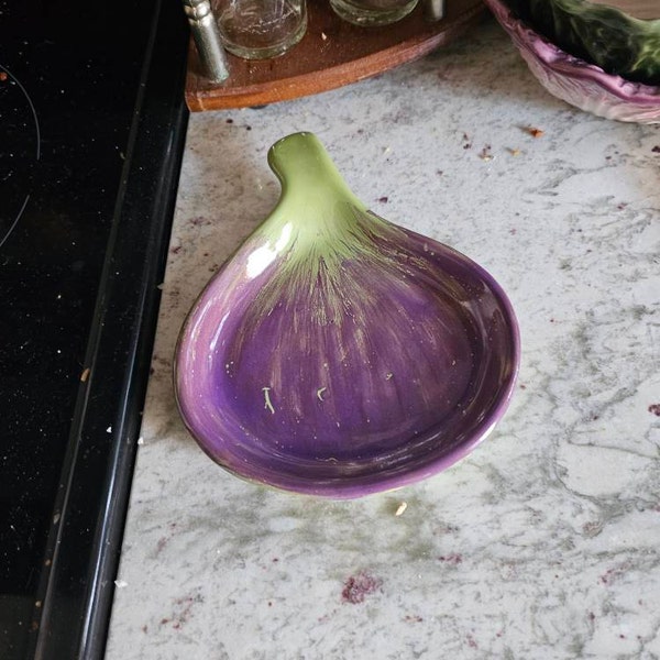 Fig Spoon Rest, Handmade Ceramic Kitchenware, Fruit Kitchen Decor - Etsy