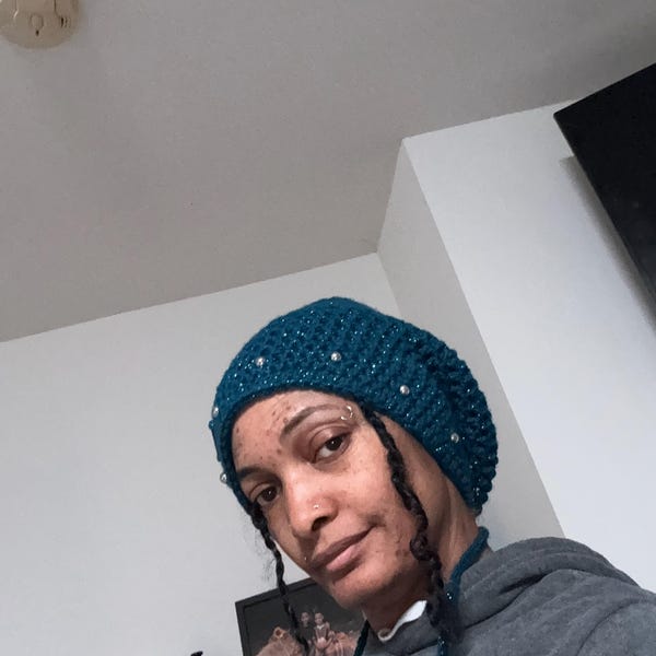Unique African-inspired Rasta Hat, Dreadlocked Fashion Lovers, Big Head ...