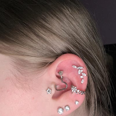 Twist Hoop Earrings, Simple Cartilage Hoop, Helix Hoop, Small Hoops ...