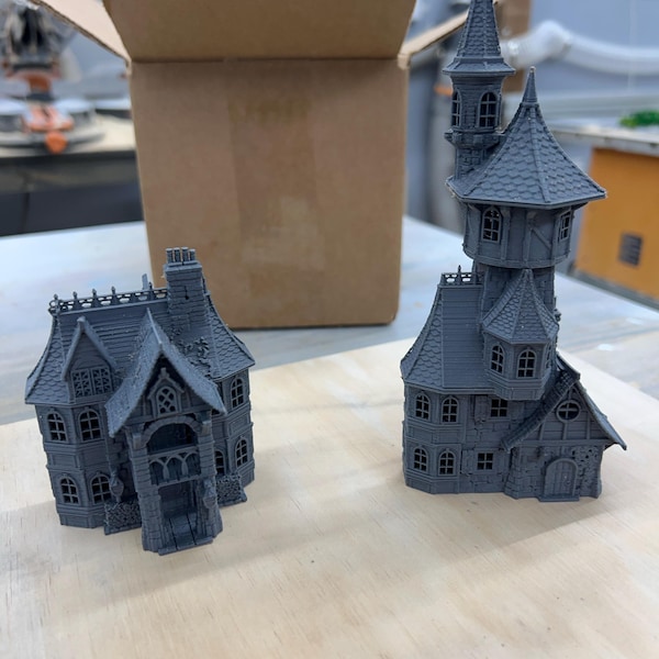 Medieval Town Set 03 - Blackstone House - Etsy