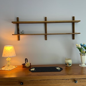 Double Floating Shelf 30 Modern Wall Shelving - Etsy