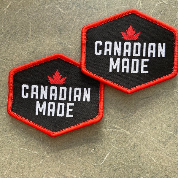 Canadian Made Iron on Patch | Embroidered Sew on Canada Patches ...