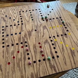 6 Player Extra Large Marble Wahoo, 1 Marble 6 Player Wahoo Board, Wahoo ...
