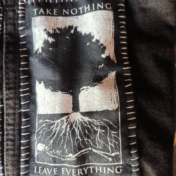 Take Nothing Leave Everything Screenprinted Patch Punk Earth First ...