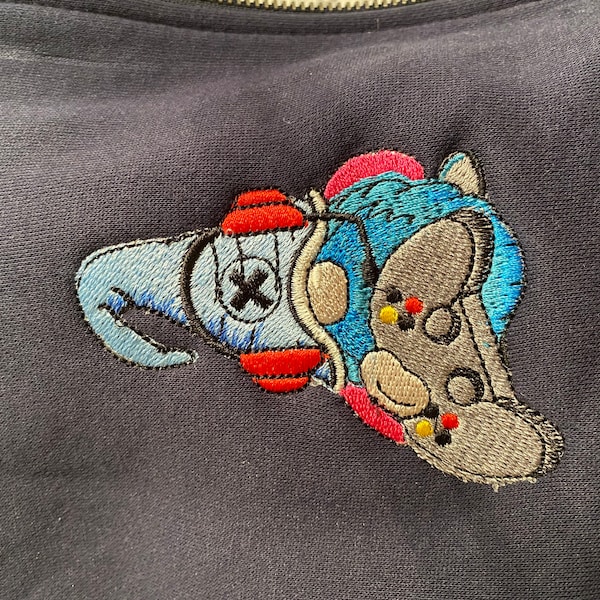 Gamer Gnome Embroidery Design, Video Game Embroidery Designs, Instant ...