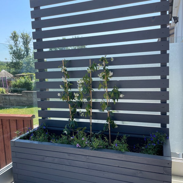 Made to Measure Garden Trellis: Contemporary Wood Screening - Etsy