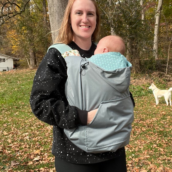 Pull Over Head Bib, Reversible Pullover Baby or Toddler Bib Made of ...