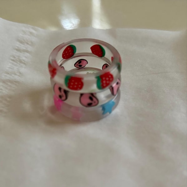 Rubber Ducky Resin Ring | Rubber Duck Ring | Animal Resin Ring | Rubber ...