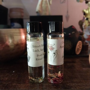 Uncrossing Body Oil, Undo Bad Luck, Hoodoo Oil, Conjure Oil, Witchcraft ...
