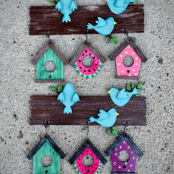 Cute Spring Bird SVG | Stacked Spring Bird File | DIY Spring Decor File ...