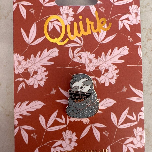 Enamel Pins - Cute Sloth Adorable Enamel Pin - Etsy