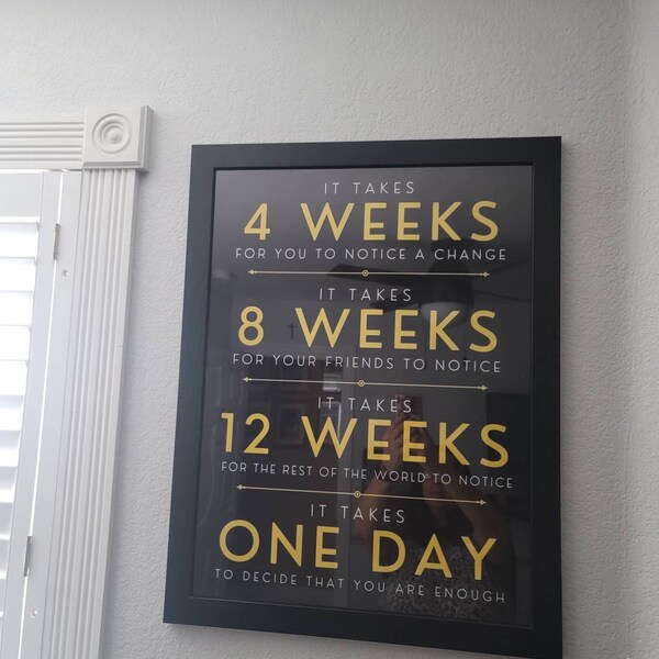 Custom Order for Motivational Poster Fitspiration Quotes (4 Sizes ...
