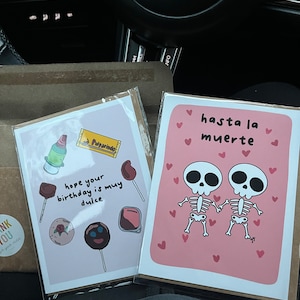 Spanish Birthday Card / Birthday Card / Mexican Candy / Greeting Card ...