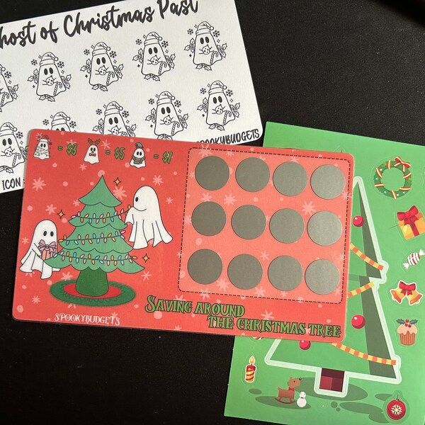 Saving Around the Christmas Tree Scratch & Save Cash Savings Challenge ...