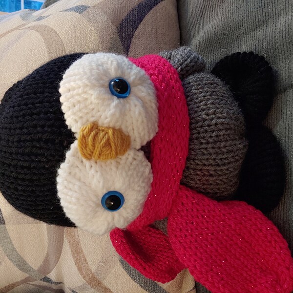 Baby Penguin - Circular Knitting Machine Pdf Pattern - Sentro Addi ...