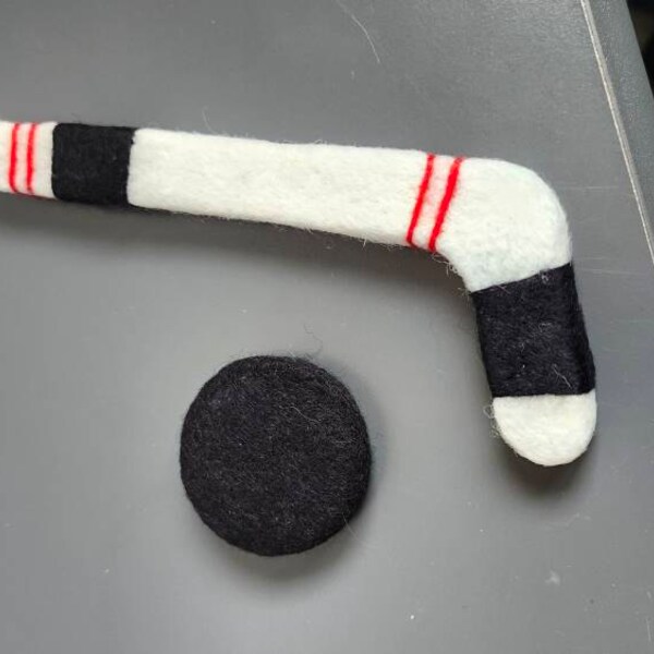 RTS! Felted Hockey Set | Felted Stuffy Toys Newborn Photography Props ...