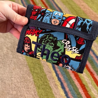 Personalized Girls Wallet, Girls First Wallet, Girls Wallet With Coin ...