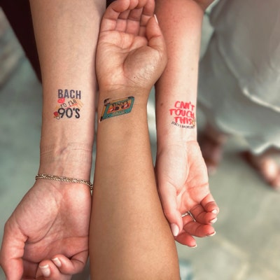 Completely Custom Temporary Tattoos for Parties W/ FREE Party - Etsy