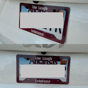 Custom Goth Text License Plate Personalized Car Accessories Goth Decor ...