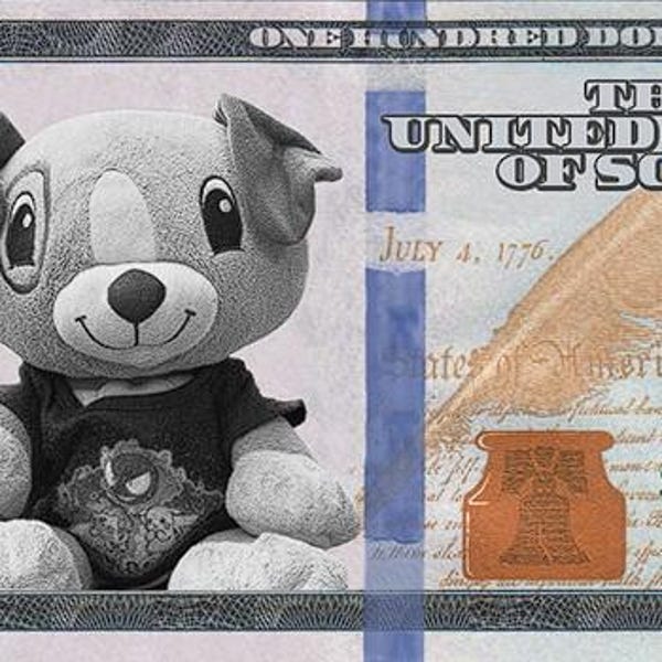 100 Dollar Bill, Playing Money, Game Money, Party Money, Printable ...