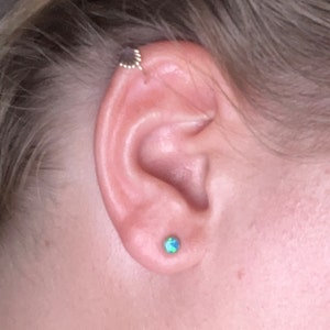 Shell Cartilage Ring, Gold Filled Cartilage Hoop, Mermaid Cartilage ...