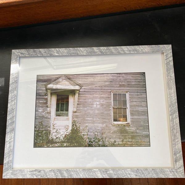 Custom Wood Picture Frames, Rustic Farmhouse Distressed Frame, Wooden ...