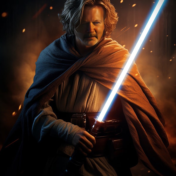 Custom Realistic Star Wars Portrait, Personalized Face Swap (digital ...