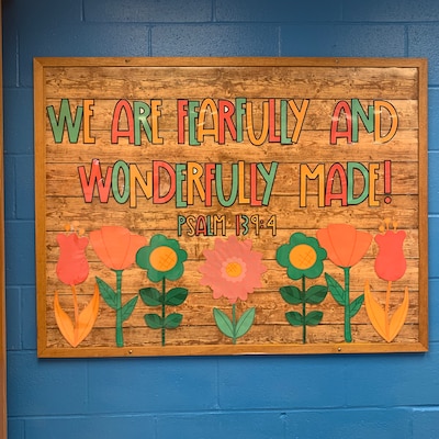 Seeds of Kindness Spring Flowers March Bulletin Board Kit - Etsy