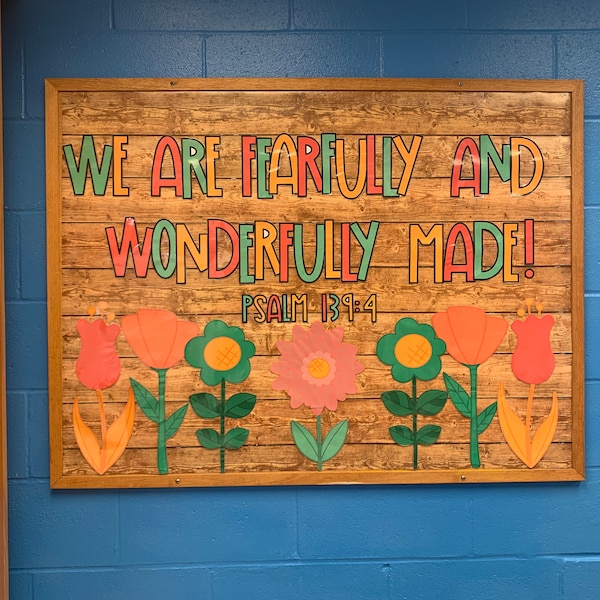 Seeds of Kindness - Spring Flowers - March Bulletin Board Kit - Etsy