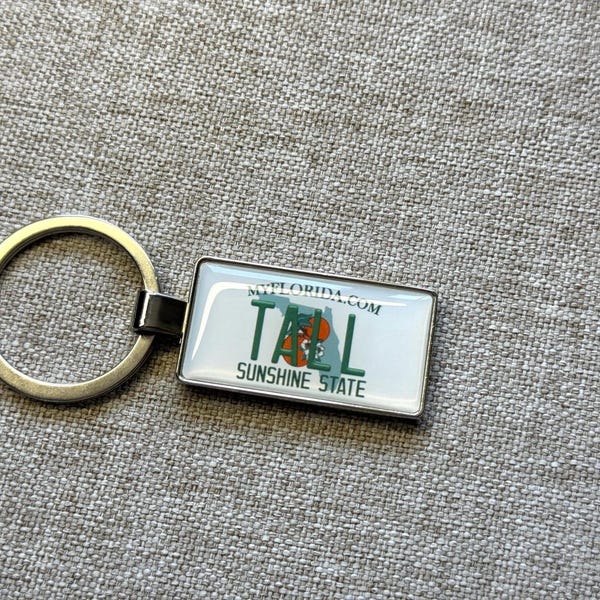 California License Plate Keychain Custom Car Keychain License Plate ...