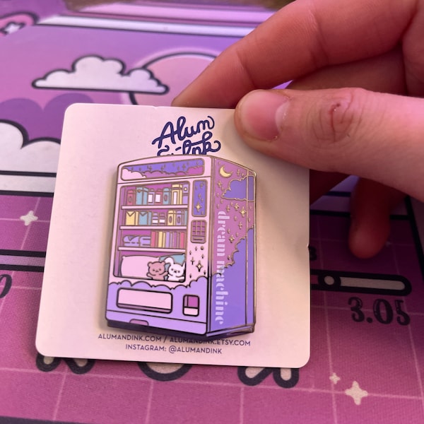 Dream Machine Aesthetic Vending Machine Enamel Pin - Etsy