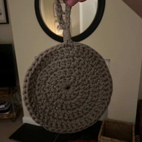 CROCHET PATTERN: Trivet / Hot Pot Pad With Handle | 3 in 1 | Instant ...