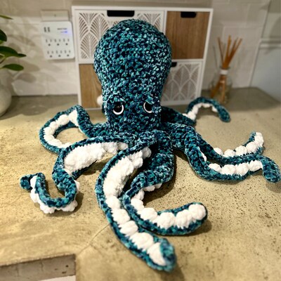 Octo Mama and Baby Crochet Pattern Pdf Amigurumi Octopus Under the Sea ...