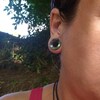 Violet Charoite Stone CURVED SEPTUM TUSK Tribal Septum Nose - Etsy