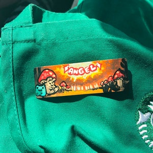 Cottagecore Hand-painted Name Tags for Customer Service - Etsy