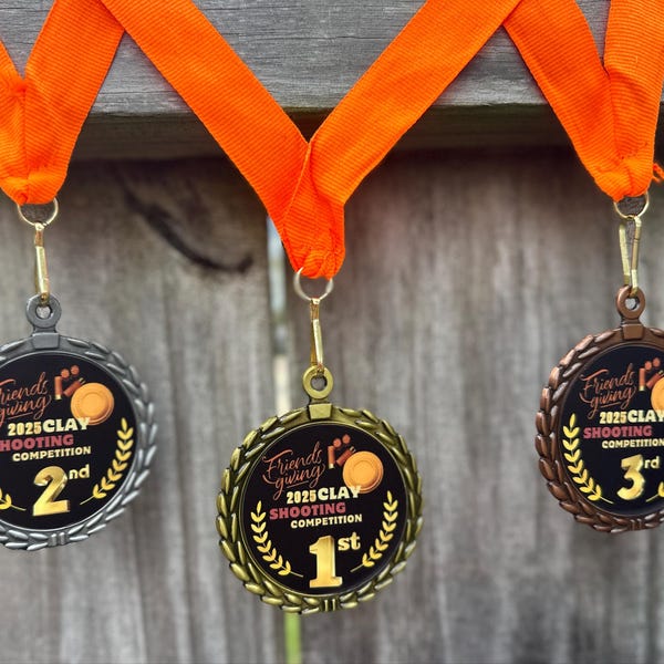 Custom Event Insert Medals - Personalized Medals - Custom Gold Silver ...