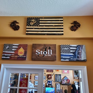 E.G.A. Globe Shadowbox - Etsy