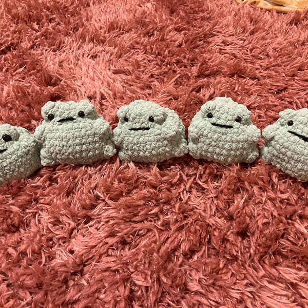 Ted the Thick Toad, Free NO-SEW Crochet Amigurumi PDF Pattern, Small ...