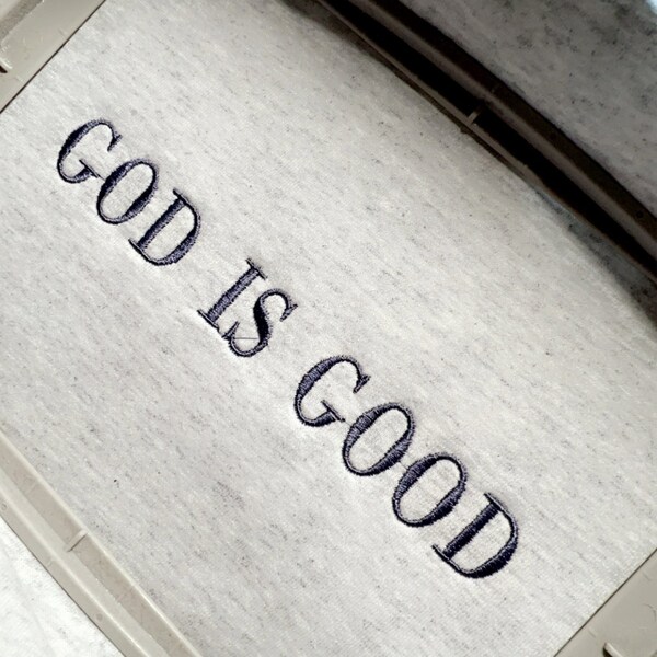 God is Good Embroidery File - Etsy